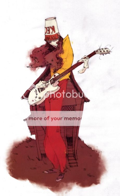 [Fan Art] Buckethead by Ké Clero | Funeral