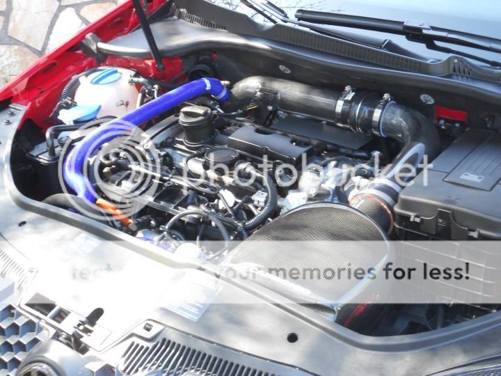 Golf R Carbino Intake (complete from turbo inlet to front grill duct ...